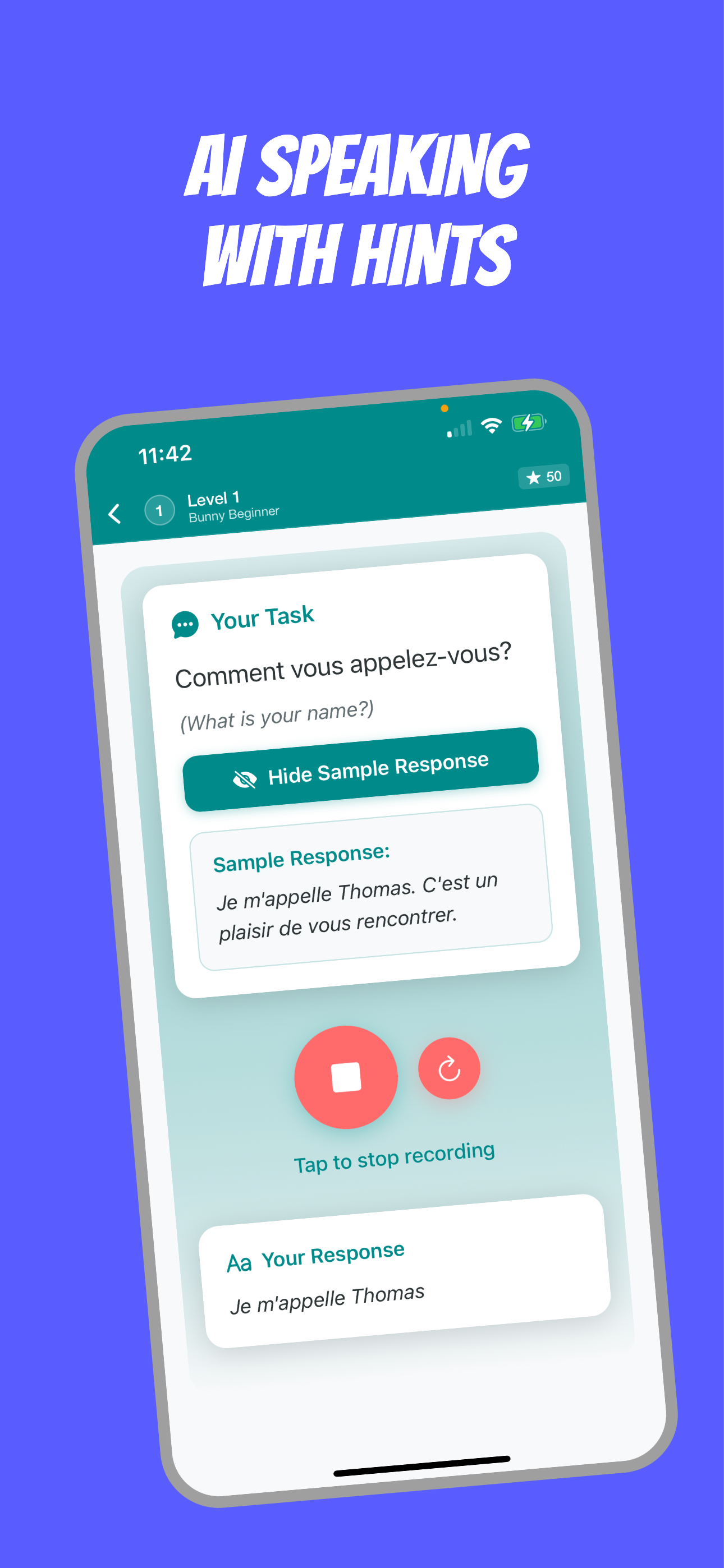 Frenchico AI | Learn French with Your AI Tutor for DELF/TEF Practice
